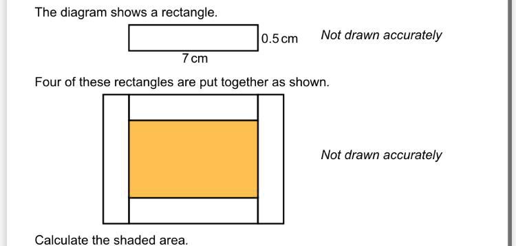 SOLVED: 'Anyone know the answer to this? The diagram shows a rectangle ...