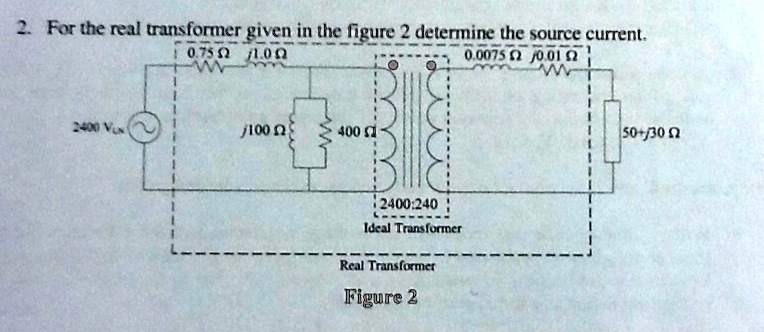 SOLVED: For the transformer given in the figure, determine the source current. 3.) A 150-MVA 15/ ...