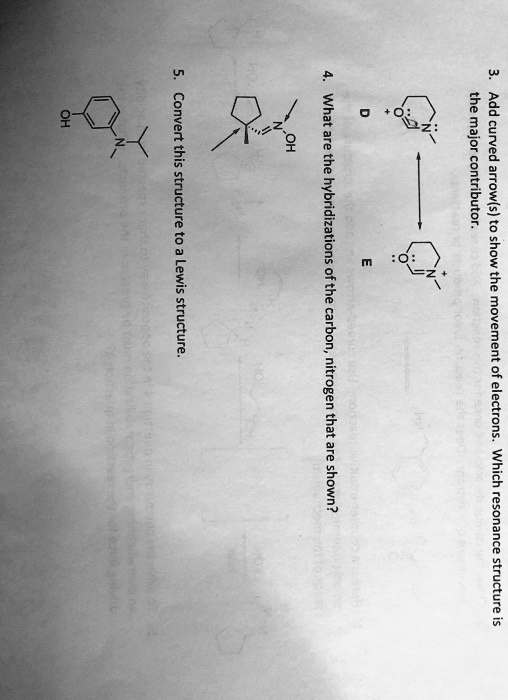 SOLVED: the Add curved H show the movement of electrons_ Which ...