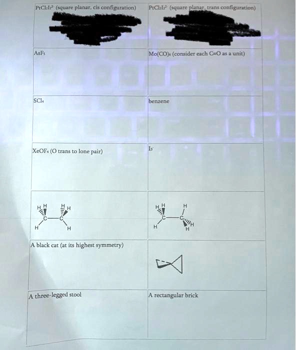 [GET ANSWER] PtCl4^-2 (square planar, cis configuration) PtCl4^-2 ...