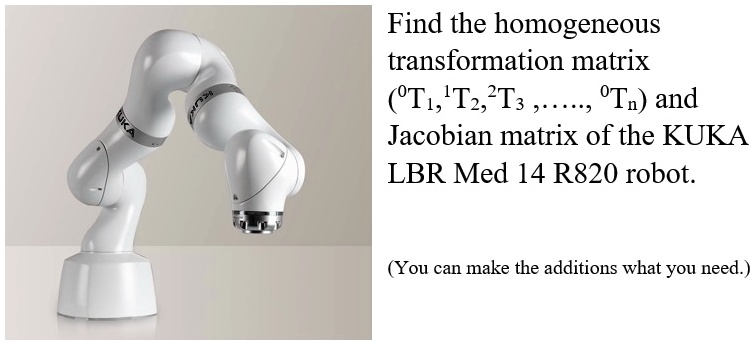 SOLVED: Find the homogeneous transformation matrix (T1, T2, T3, ..., Tn ...