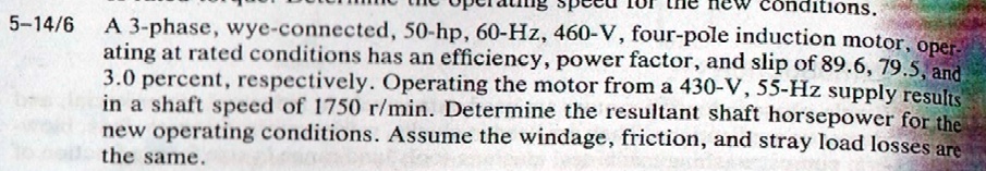 5 146 a 3 phase wye connected 50 hp 60 hz 460 v four pole induction ...