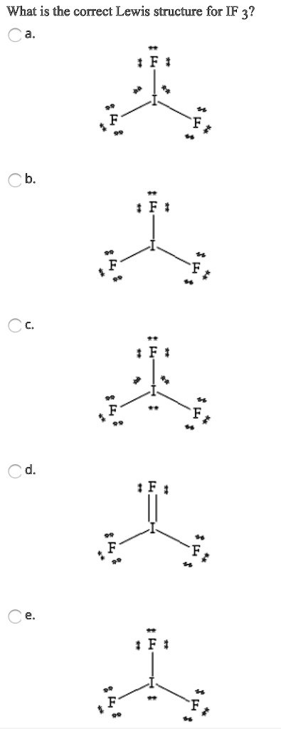 what is the correct lewis structure for if 3 96317