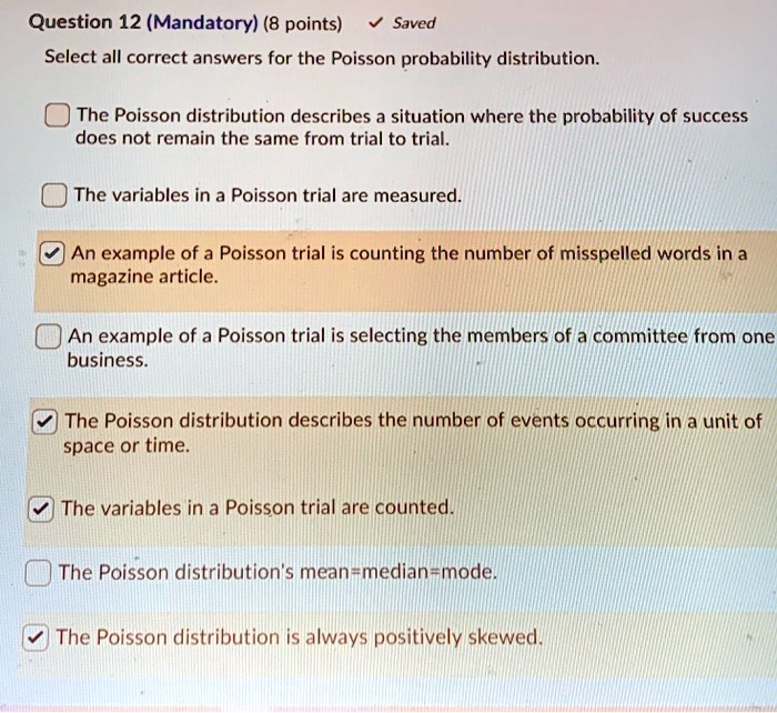 question 12 mandatory 8 points saved select all corrcct answers for the ...