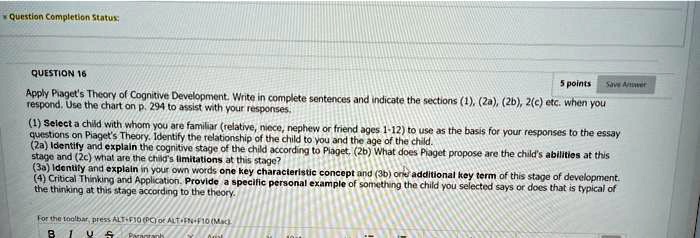 Question Completion Status: QUESTION 16 5 points Save Aswer Apply ...