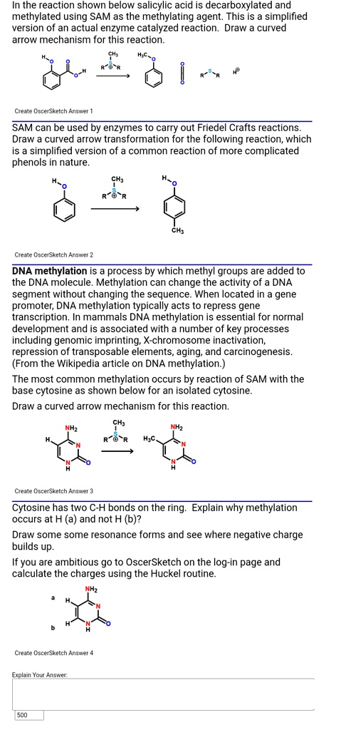 In the reaction shown below salicylic acid is decarboxylated...