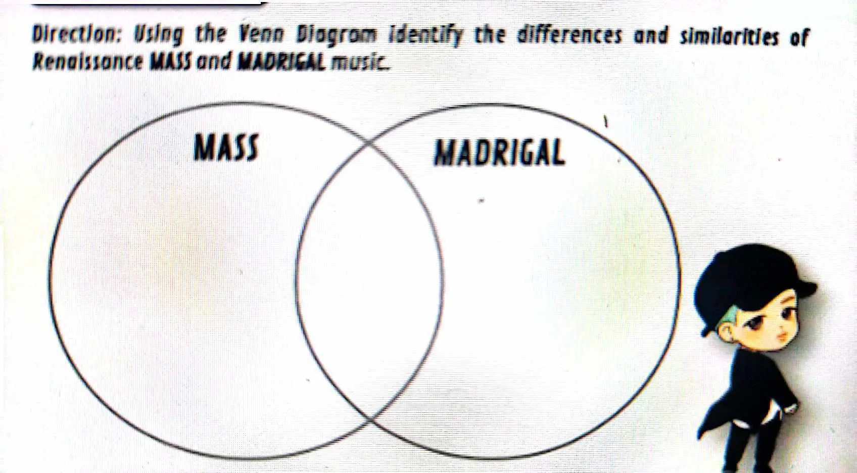using the venn diagram identify the difference and similarities of ...
