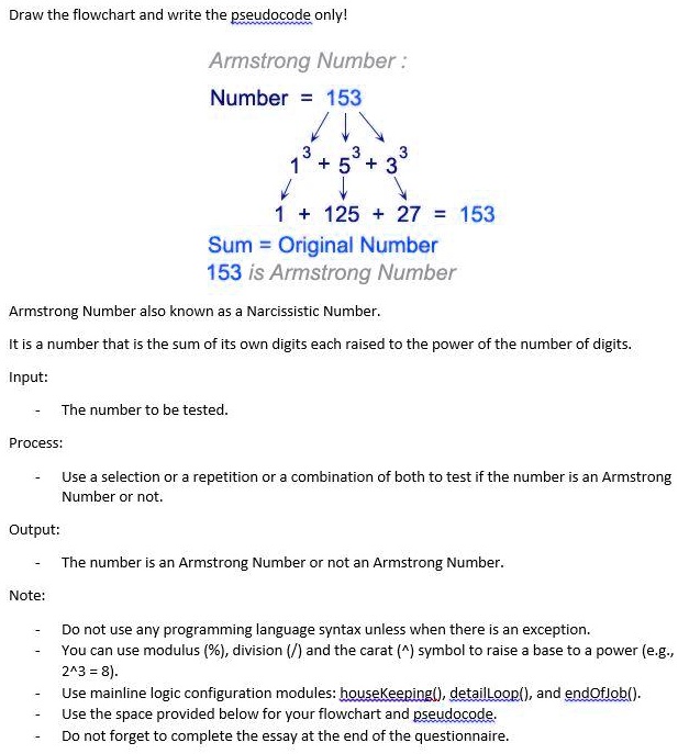 SOLVED: Please draw the flowchart and write the pseudocode. Also ... SOLVED: Please draw the flowchart and write the pseudocode. Also ...