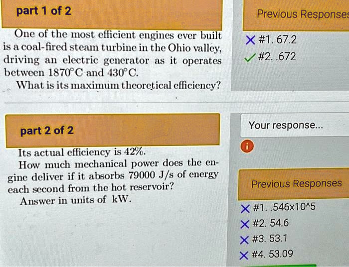SOLVED: answer to part 1 is .672please answer part 2 part1of 2 Previous ...
