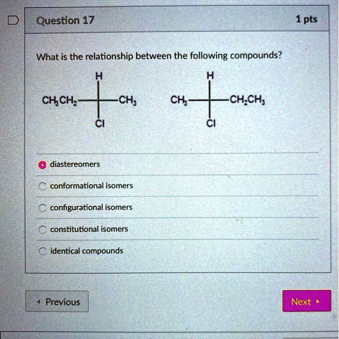 SOLVED: What is the relationship between the following compounds? CH3CH=CH-CH3 CH3CH=CH-CH3 ...