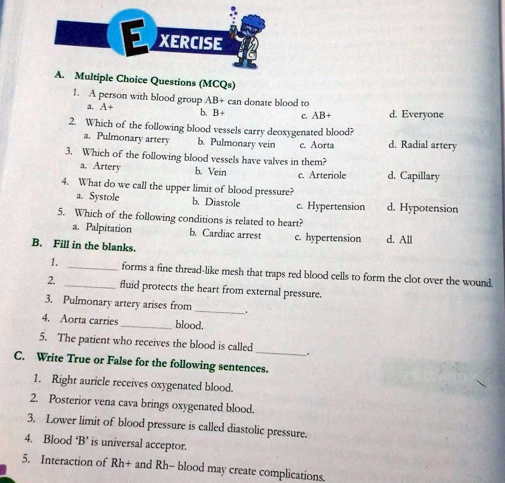 SOLVED: Topic - Circulatory System Class - 8 Board - ICSE Answer the ...
