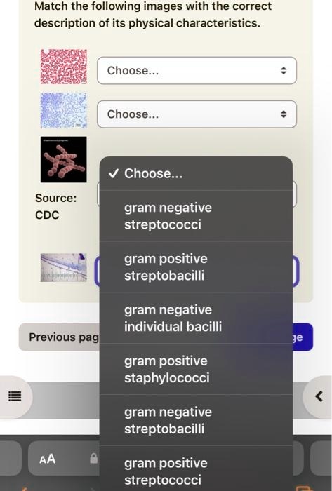 SOLVED: Texts: Match the following images with the correct description ... SOLVED: Texts: Match the following images with the correct description ...