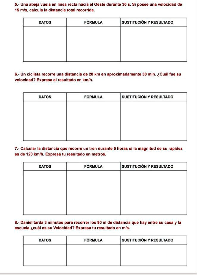 SOLVED: (Formulas de Velocidades) AYUDA PORFAVOR :) Una abeja vuela en ... SOLVED: (Formulas de Velocidades) AYUDA PORFAVOR :) Una abeja vuela en ...