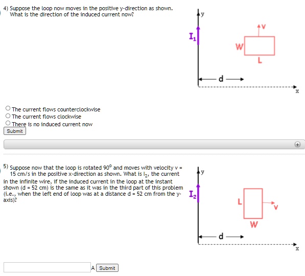 SOLVED: 4) Suppose the loop now moves in the positive Y-direction shoun ... SOLVED: 4) Suppose the loop now moves in the positive Y-direction shoun ...