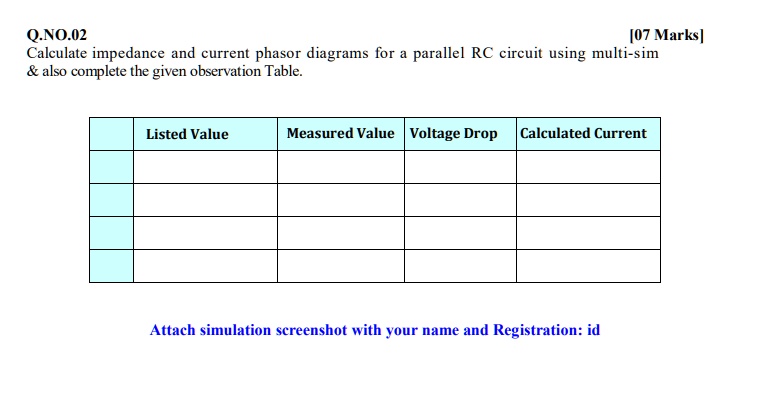 SOLVED: Calculate impedance and current phasor diagrams for a parallel ... SOLVED: Calculate impedance and current phasor diagrams for a parallel ...