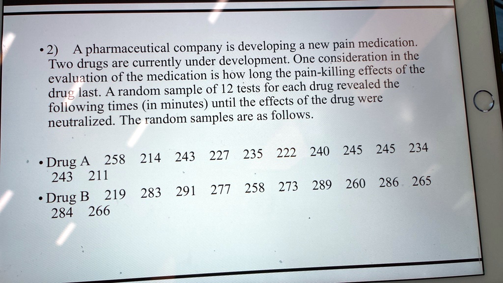 SOLVED: A• Compare two distributions with exploratory data analysis ...