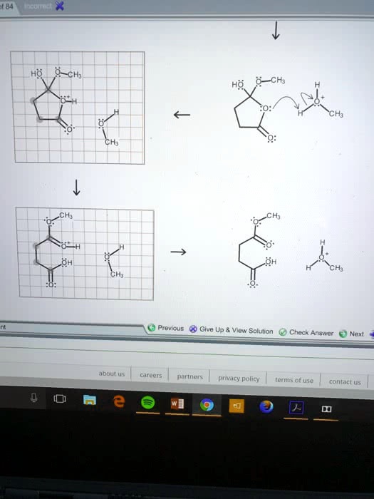 SOLVED: Draw the curved arrows to show the mechanism for the reaction ...