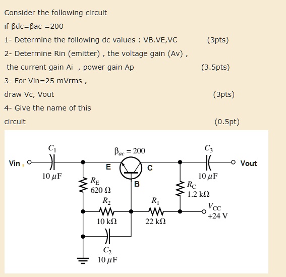 SOLVED: Use the r parameter. Consider the following circuit: ifdc = ac ... SOLVED: Use the r parameter. Consider the following circuit: ifdc = ac ...
