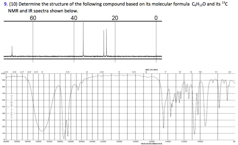 SOLVED: Determine the structure of the following compound based on its ...