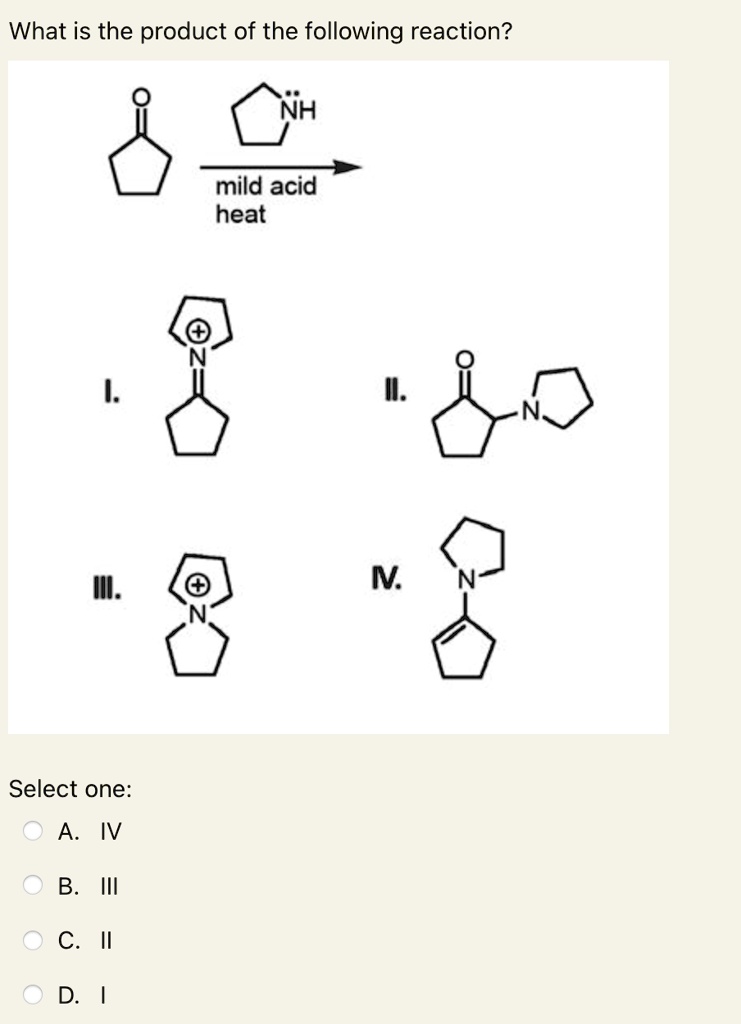What is the product of the following reaction? mild...