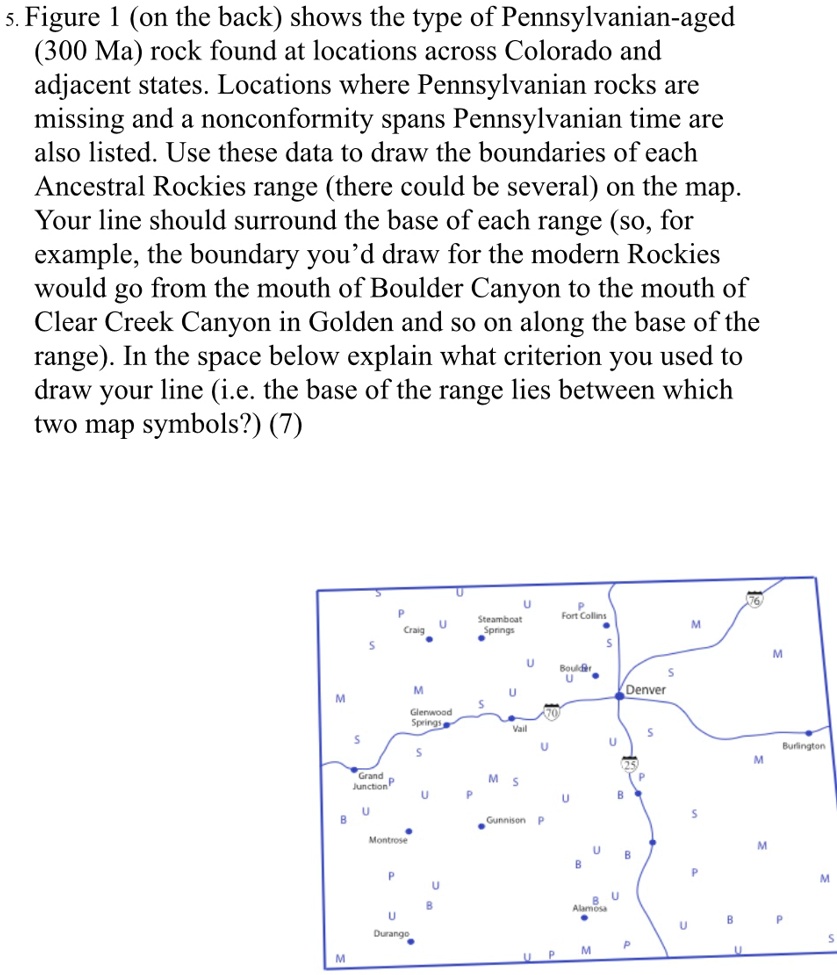 figure on the back shows the type of pennsylvanian aged 300 ma rock ...