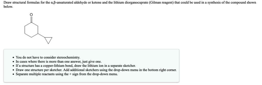 SOLVED: Draw structural formulas for the Î±,Î²-unsaturated aldehyde or ...