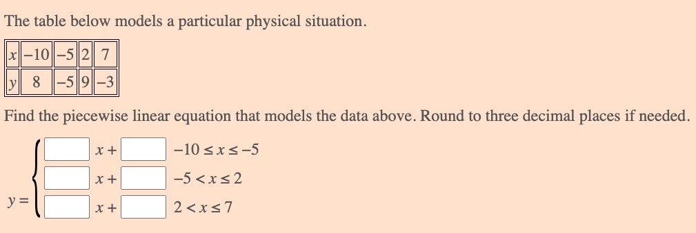 [GET ANSWER] the table below models a particular physical situation 10 ...