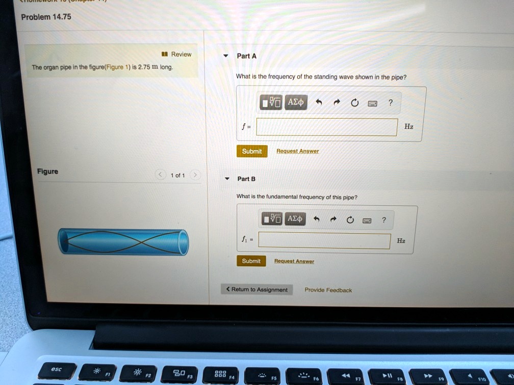 problem 1475 review part a the organ pipe in tne figurefigure 1 is 275 ...