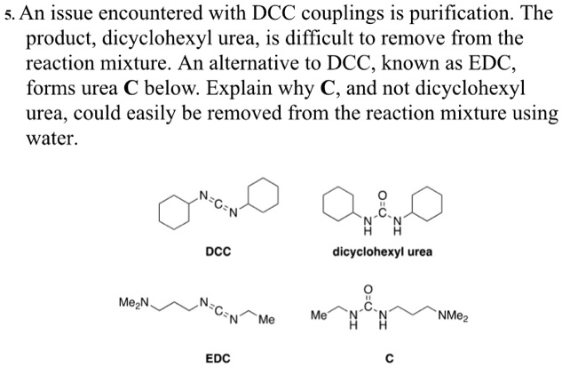 5. An issue encountered with DCC couplings is purification. The product ...