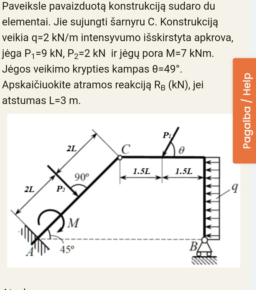 How to solve this exercise? The task is: The structure shown in the ...