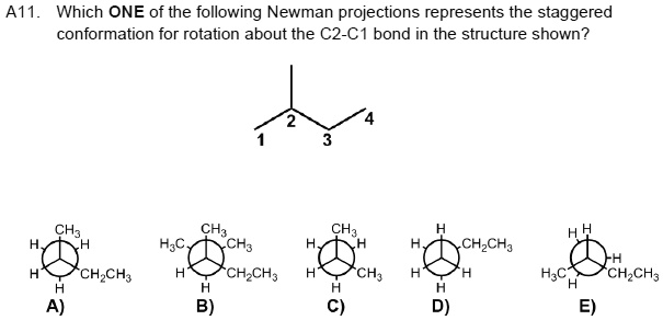 a11 which one of the following newman projections represents the ...