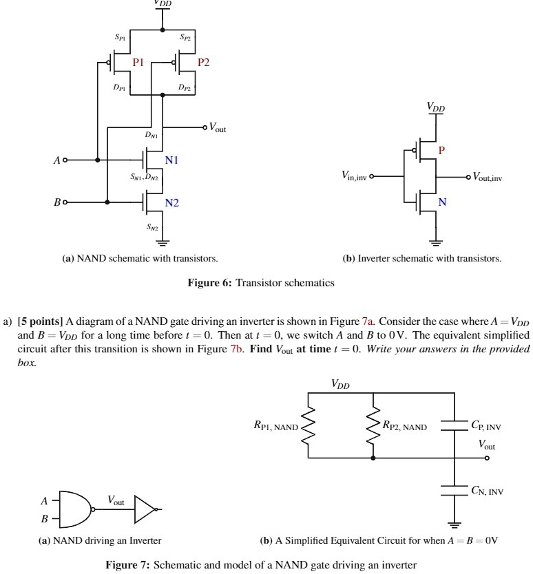 SOLVED: Dr. Dr. Vout NI SNI-Dn2 Vin,inv Voutinv Bo N2 (a) NAND ...