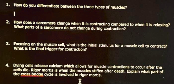SOLVED: please help L.How do you differentiate between the three types ...