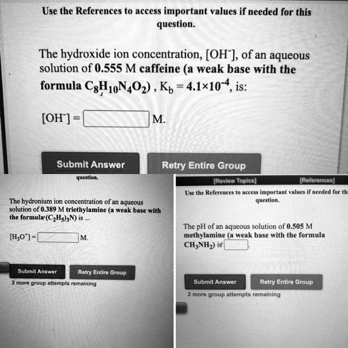 SOLVED:Use the References to access important values if needed for this ...