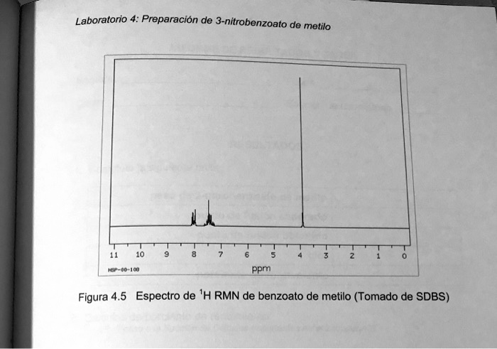 Laboratorio 4: Preparación de 3-nitrobenzoato de metilo 11...