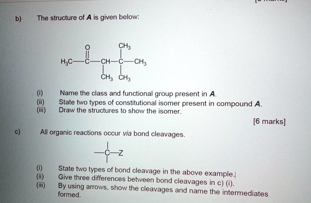 this is in the same questionthx b the structure of a is given below ch3 ...