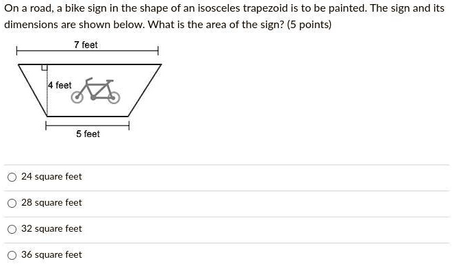 SOLVED: 'what is the correct answer? On road, bike sign in the shape of ...
