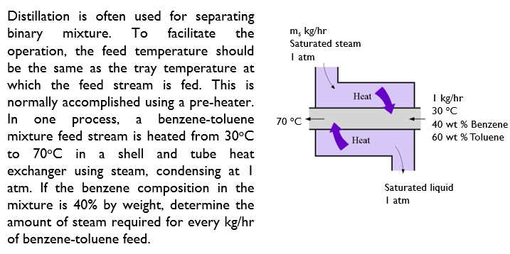 SOLVED: How to calculate the specific heat capacity for benzene and toluene Distillation is ...