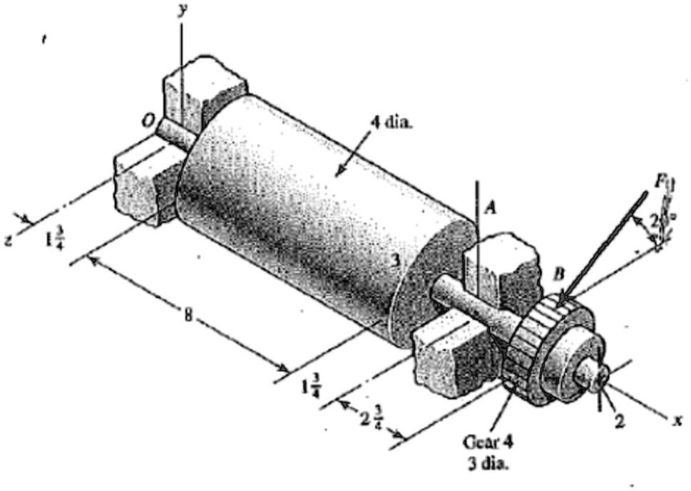 y 0 4 dia. A B F 2 2 2 x Gear 4 3 dia.