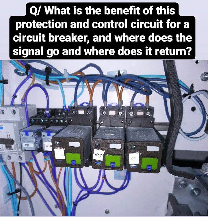 SOLVED: 0 What is the benefit of this protection and control circuit ...