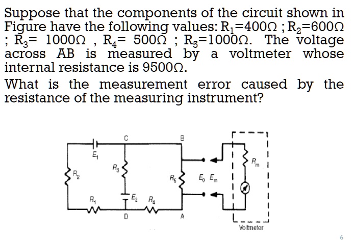 SOLVED: I need help. Suppose that the components of the circuit shown in Figure have the ...
