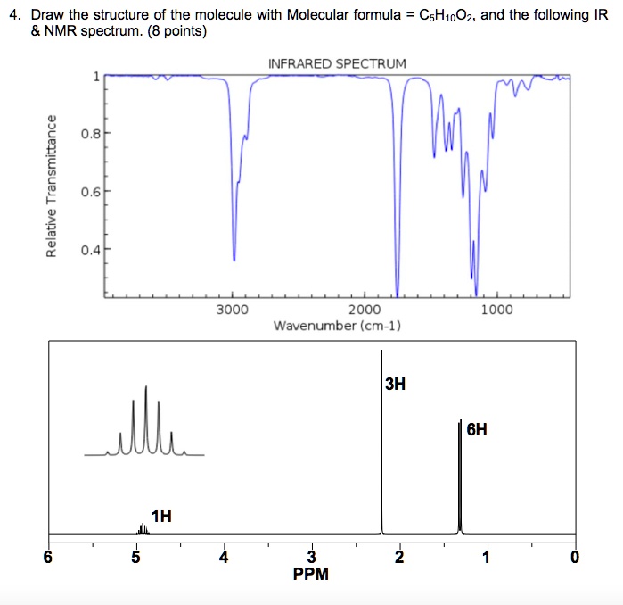 SOLVED: Draw the structure of the molecule with Molecular formula ...