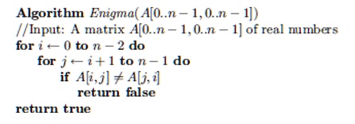 Solved Consider The Following Algorithm What Does This Algorithm Compute What Is Its Basic 8163