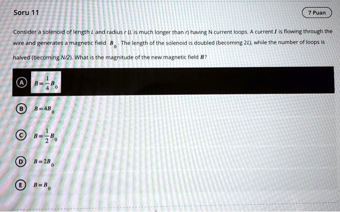 SOLVED: Consider a solenoid of length L and radius r. L is much longer ...