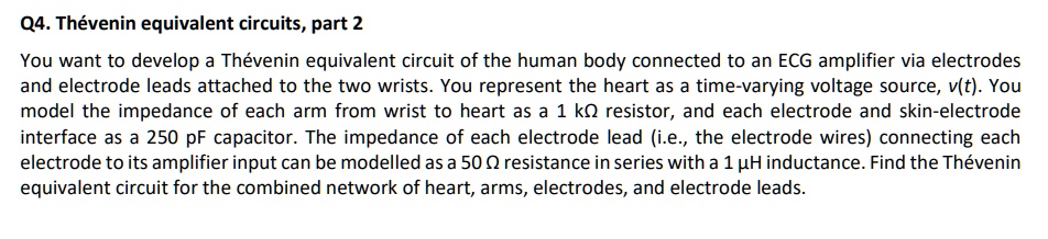 q4 thevenin equivalent circuits part 2 you want to develop a thevenin ...