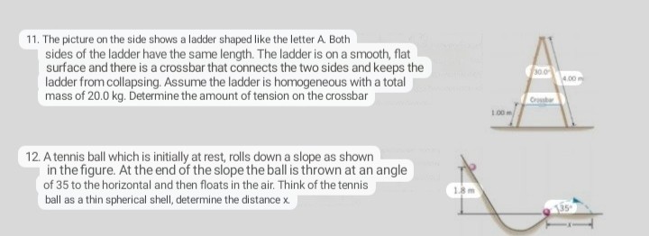 SOLVED: 11. The picture on the side shows a ladder shaped like the ...