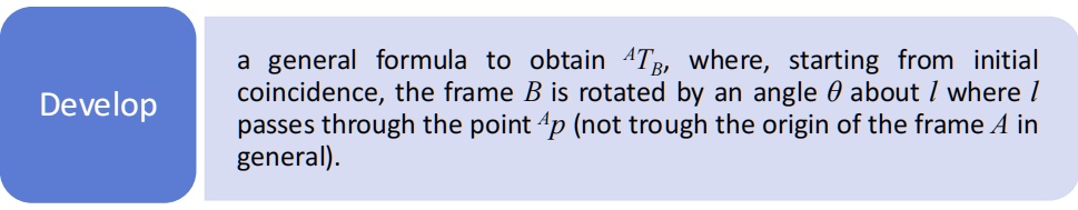 Develop a general formula to obtain ^ATB, where, starting from initial ...