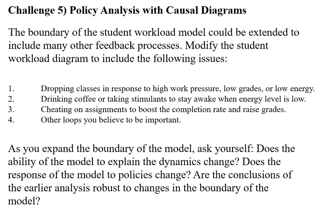SOLVED: Challenge 5) Policy Analysis with Causal Diagrams The boundary ...