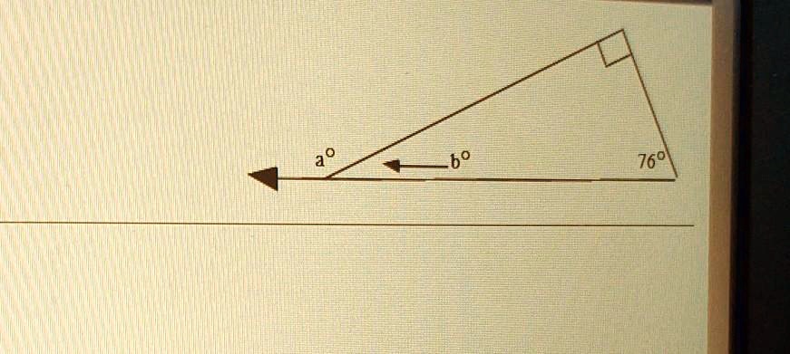 SOLVED: 'A ramp forms the angles shown. What are the values of a and b ...