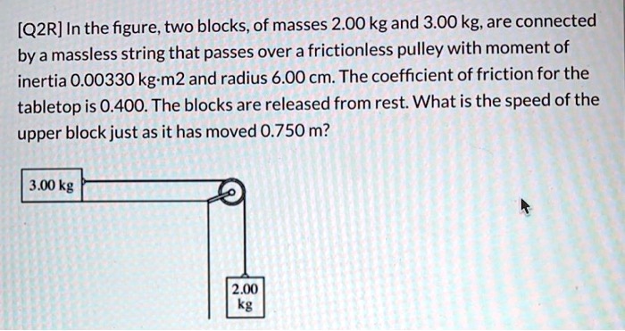 [Q2R] In the figure, two blocks, of masses 2.00 kg and 3.00 kg, are ...